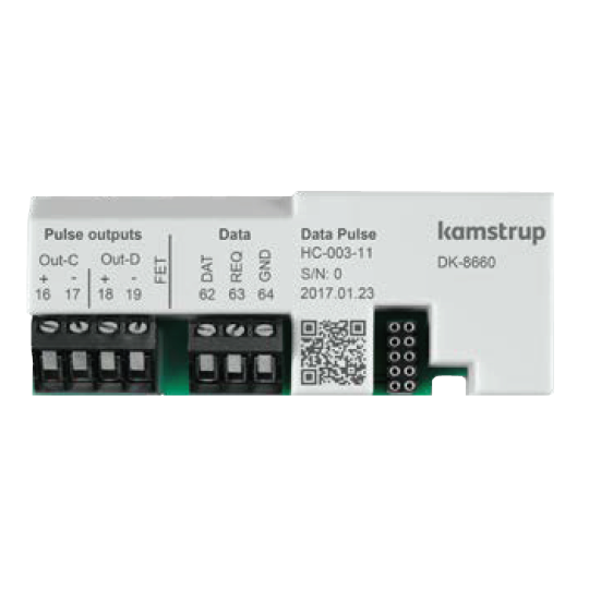Kamstrup Data + 2 Pulse Outputs Module – Stockshed® - A GLAD Group Company.